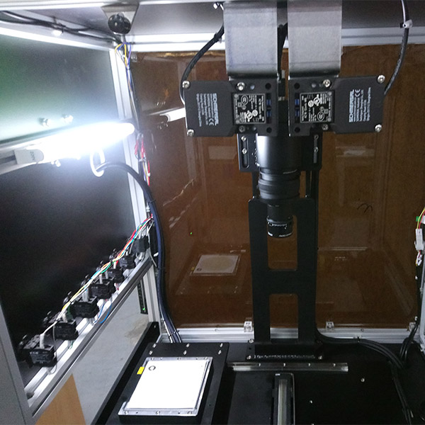 Line scan visual inspection machine