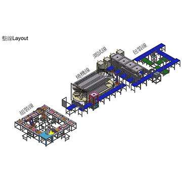 Display automatic production line